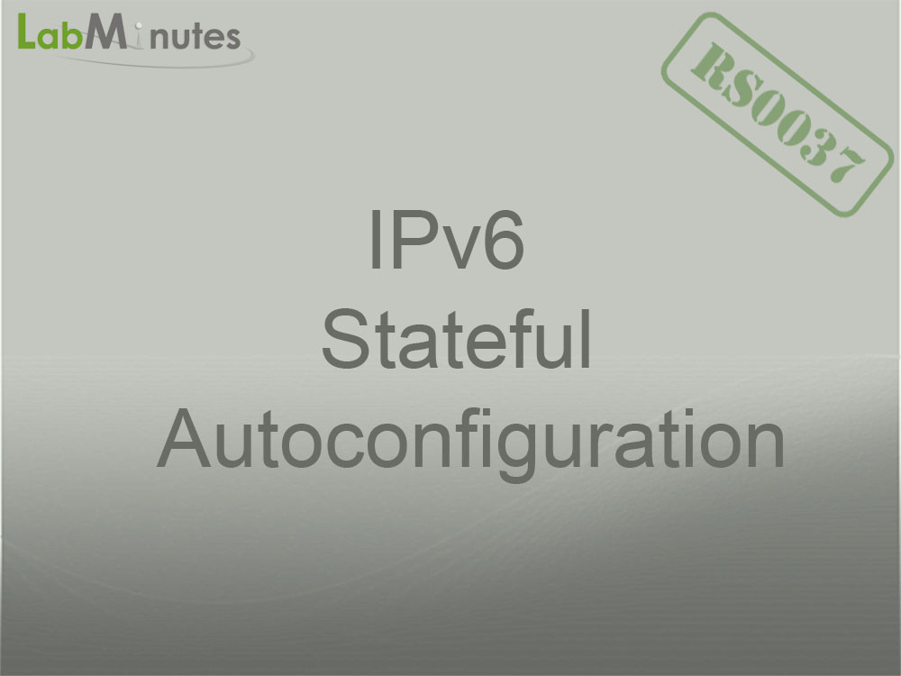 How to Configure IPv6 Stateful Autoconfiguration on Cisco Router