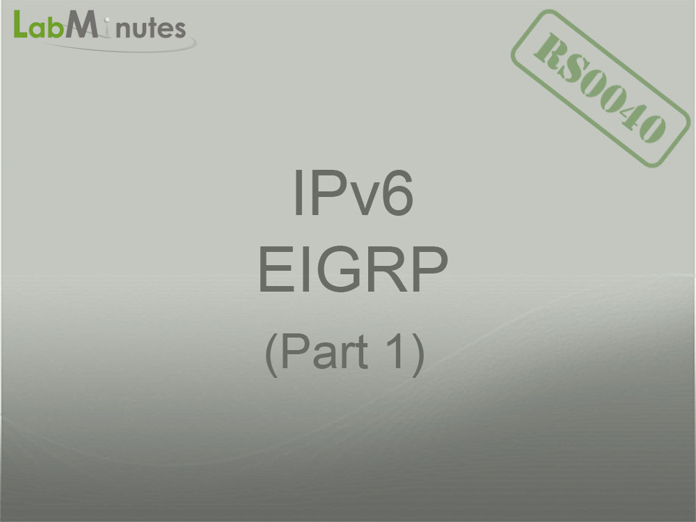 How to Configure IPv6 EIGRP on Cisco Router