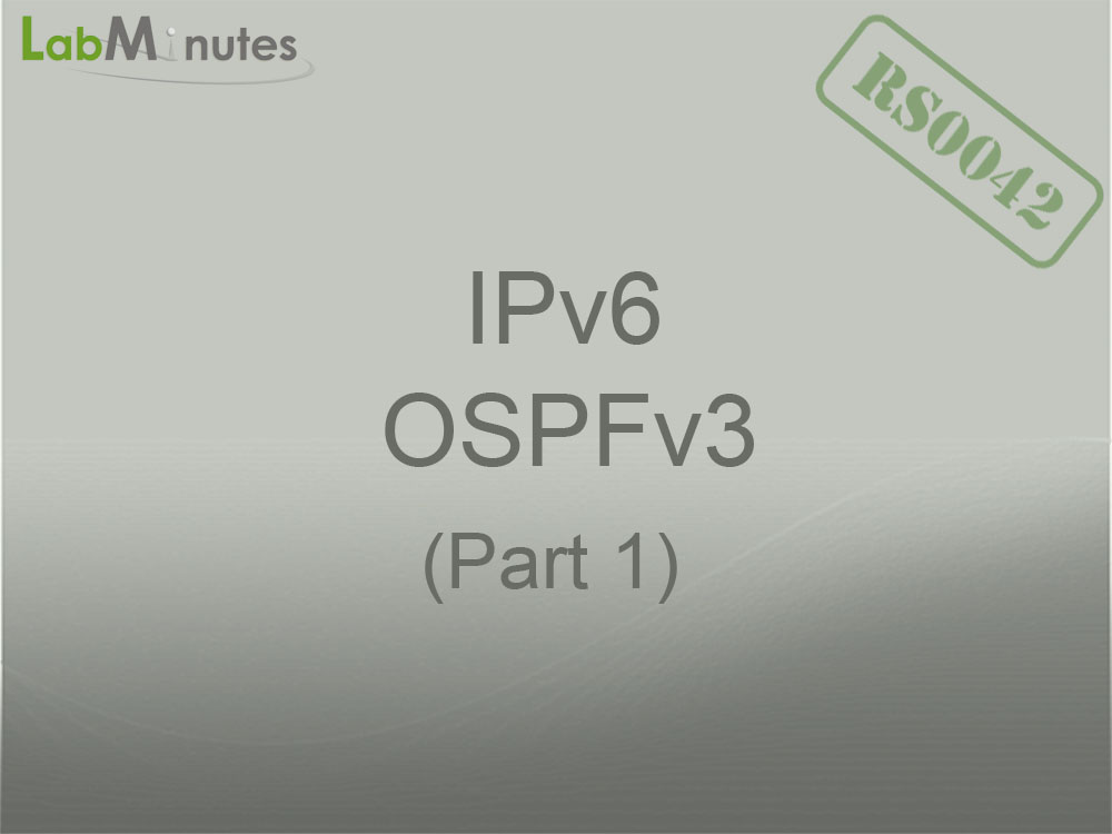 How to Configure IPv6 OSPFv3 on Cisco Router