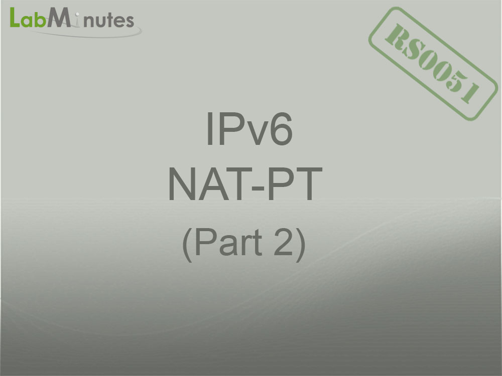 How to Configure IPv6 NAT-PT on Cisco Router