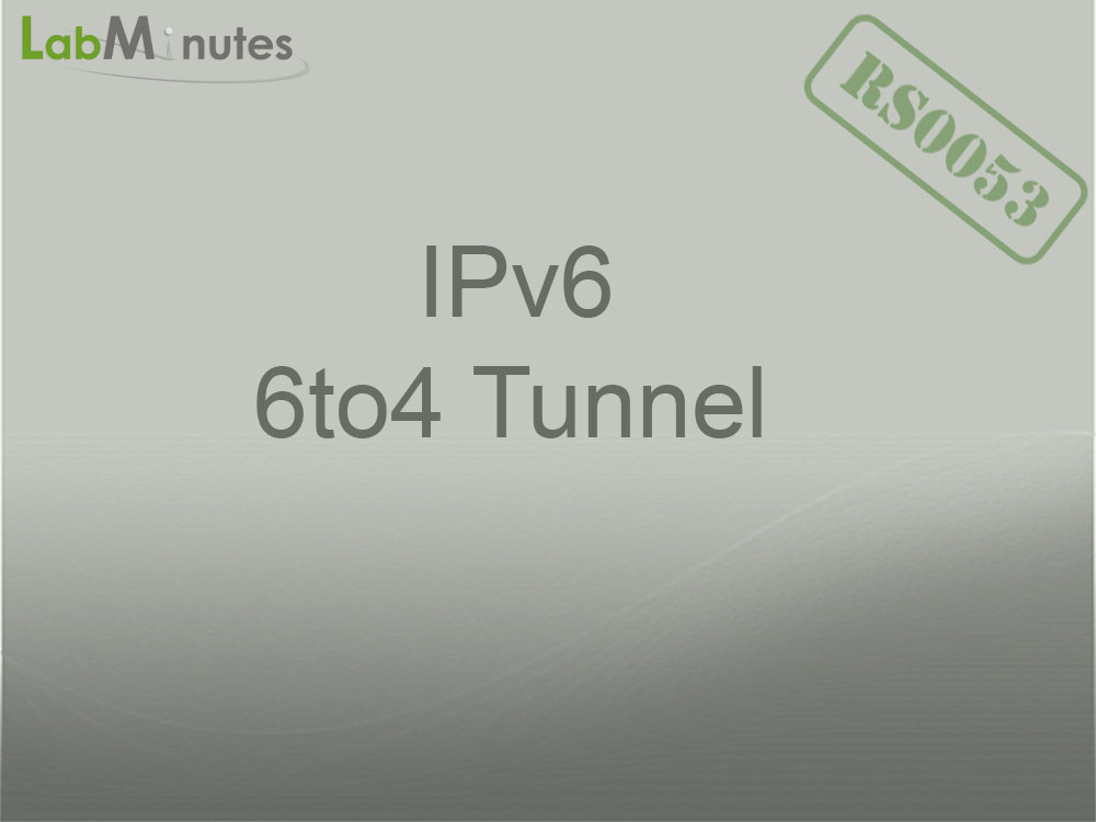 How to Configure Cisco IPv6 6to4 Tunnel