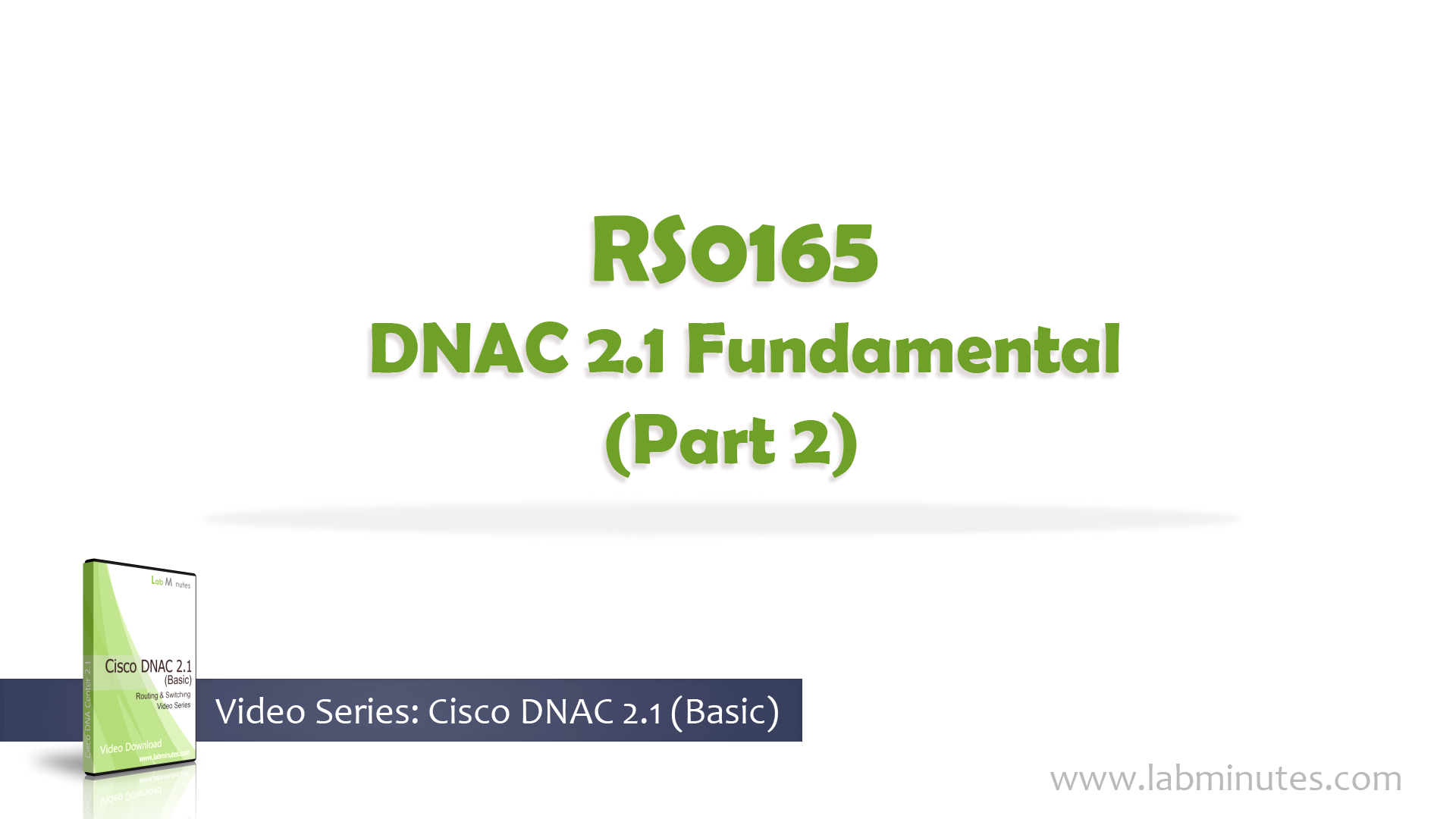 DNAC 2.1 Fundamental (Part 2)