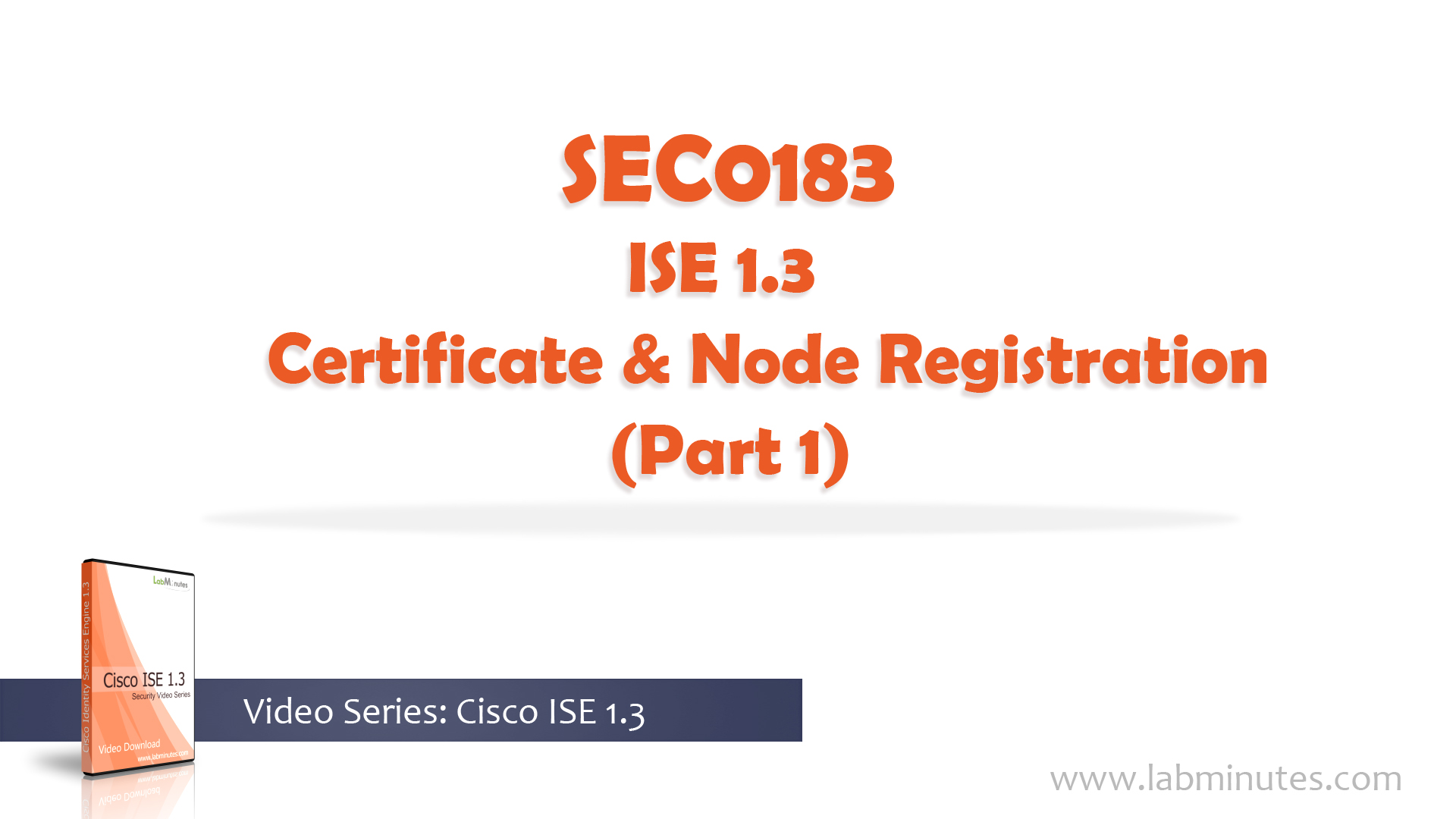 How to Configure Cisco ISE ISE 1.3 Certificate and Node Registration ...